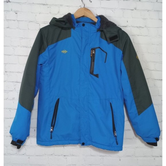 Wantdo | Jackets & Coats | Wantdo Blue 416 Colorblock Youth Nylon Full ...